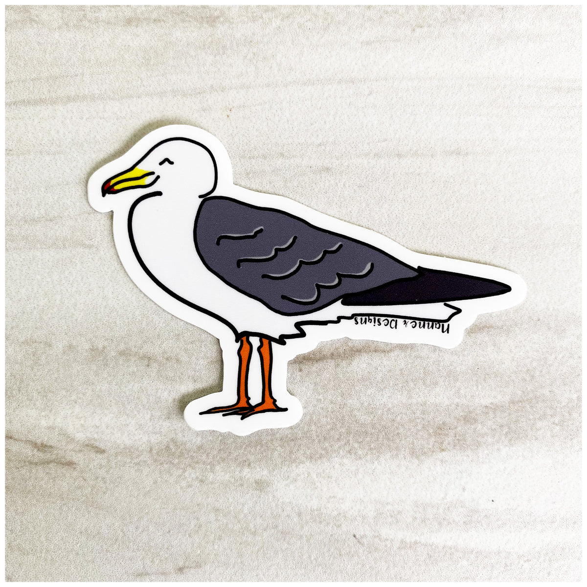 Seagull Sticker – Nanner Designs
